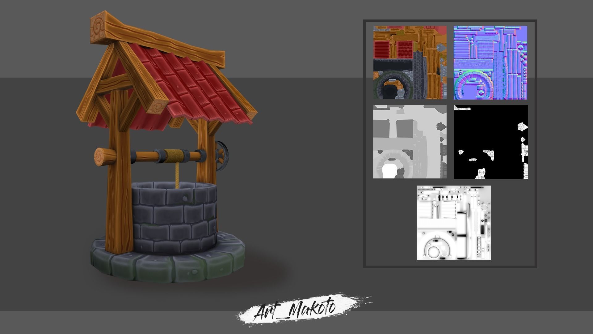 3D model Stylized Well VR / AR / low-poly | CGTrader