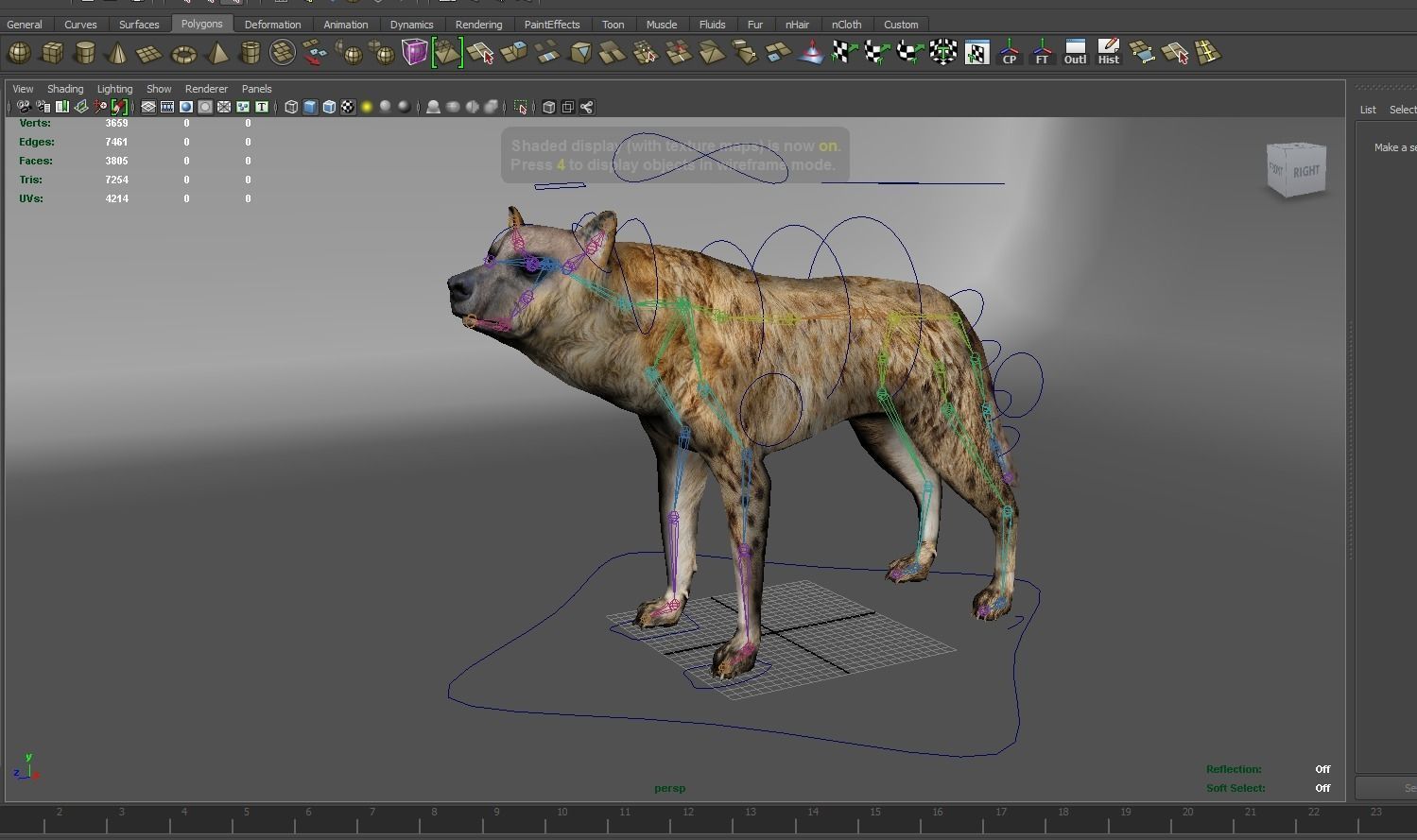 3D model 3D wild Hyena Rigged VR / AR / low-poly rigged | CGTrader