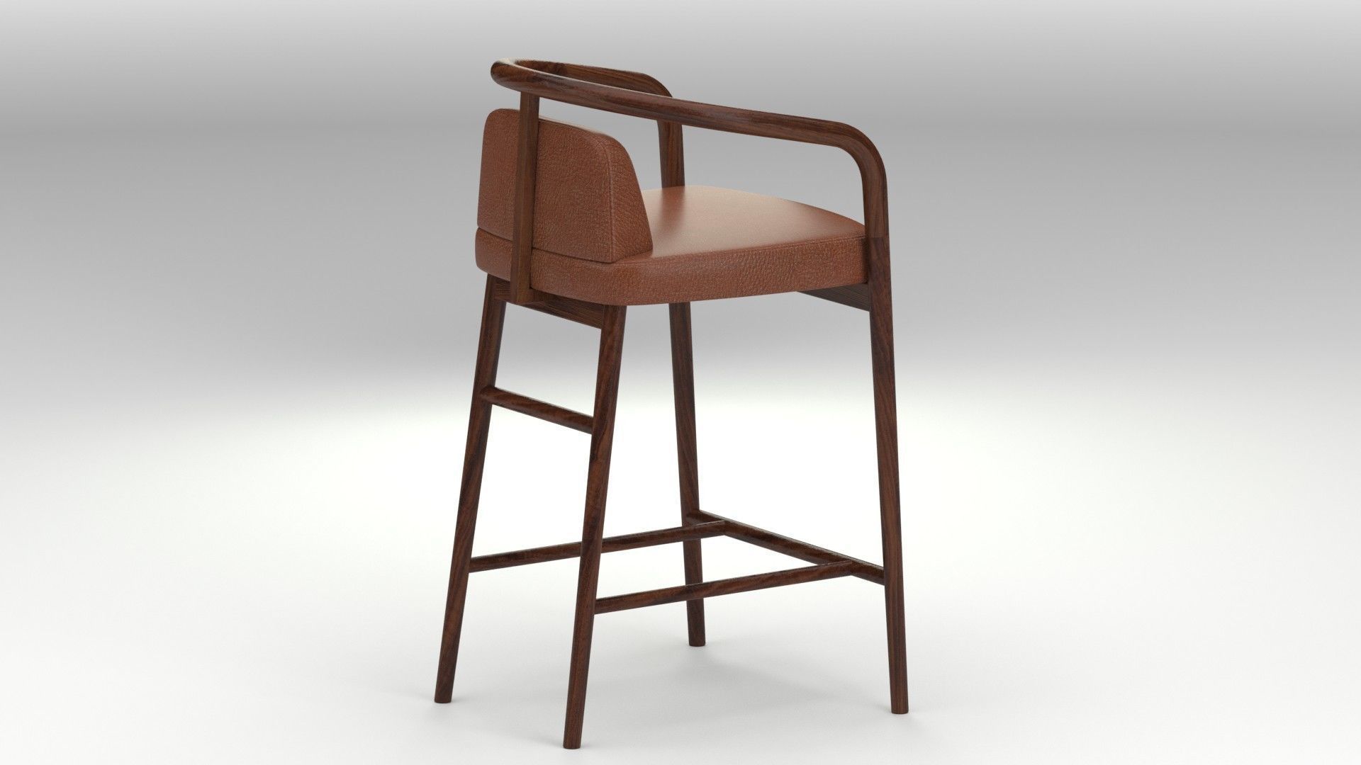 Essex Bar Stool 3D model | CGTrader