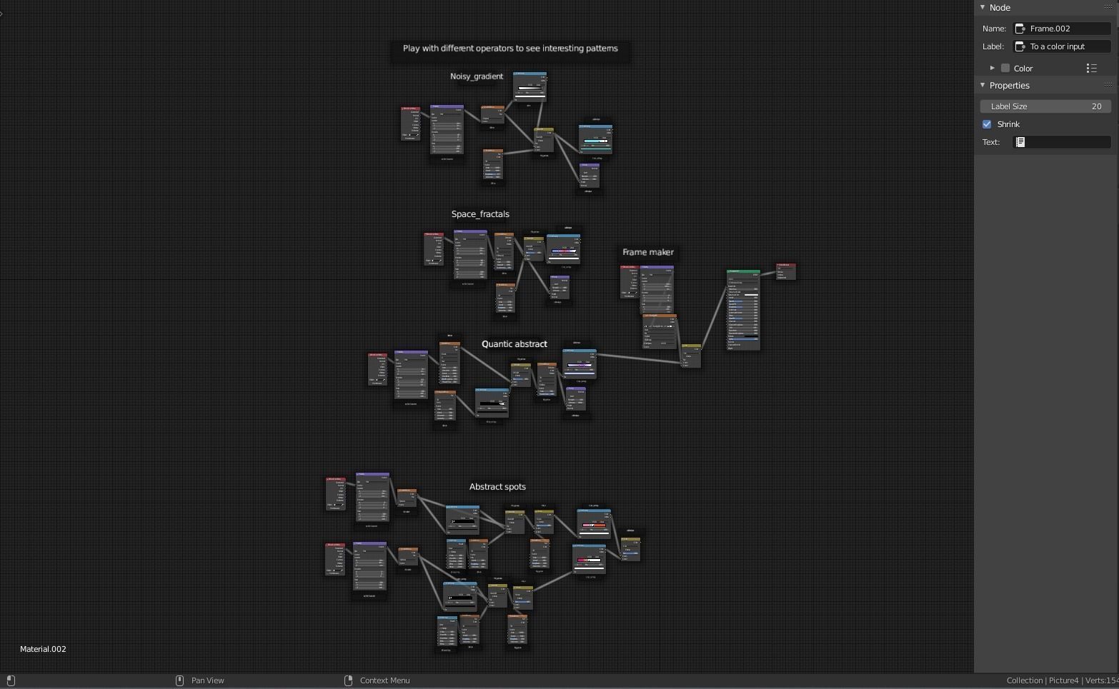 Procedural Abstract Paintings free VR / AR / low-poly 3D model | CGTrader
