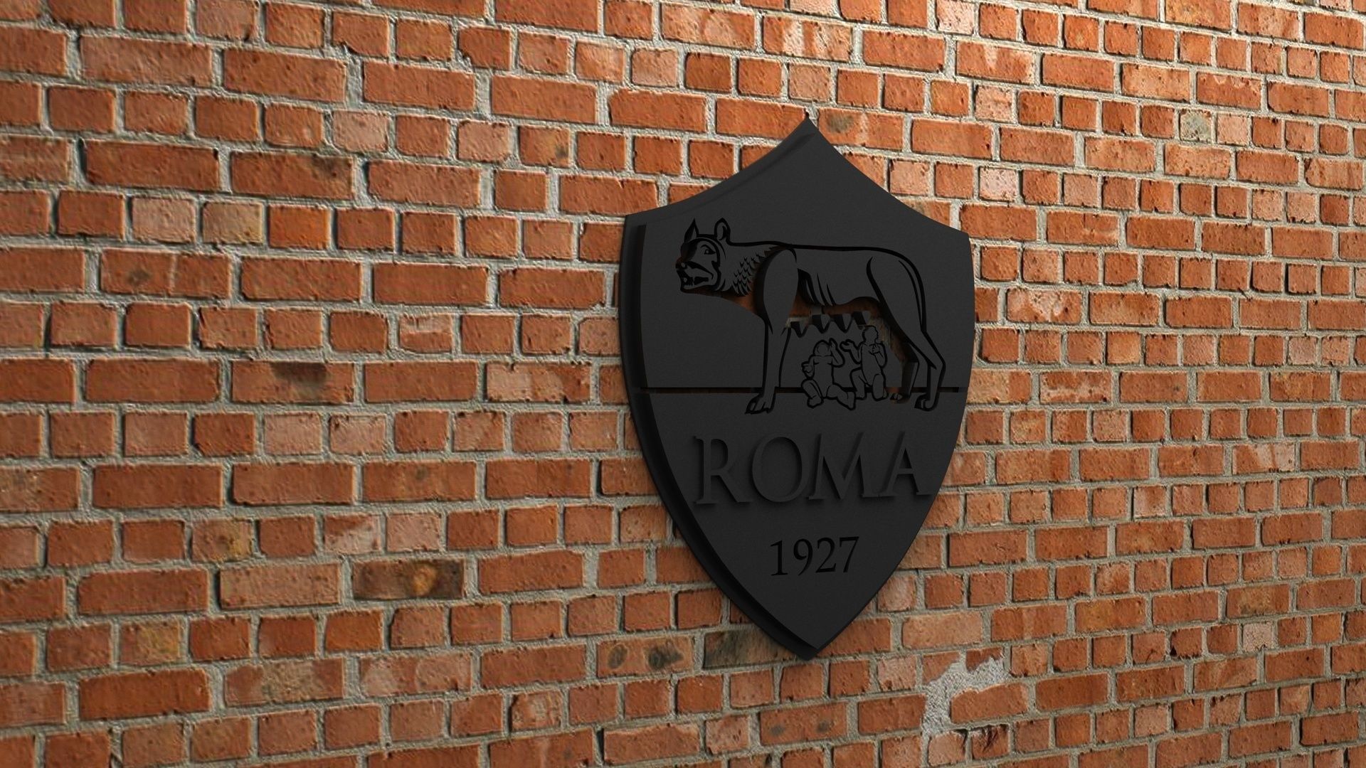 AS Roma Logo 3D model | CGTrader