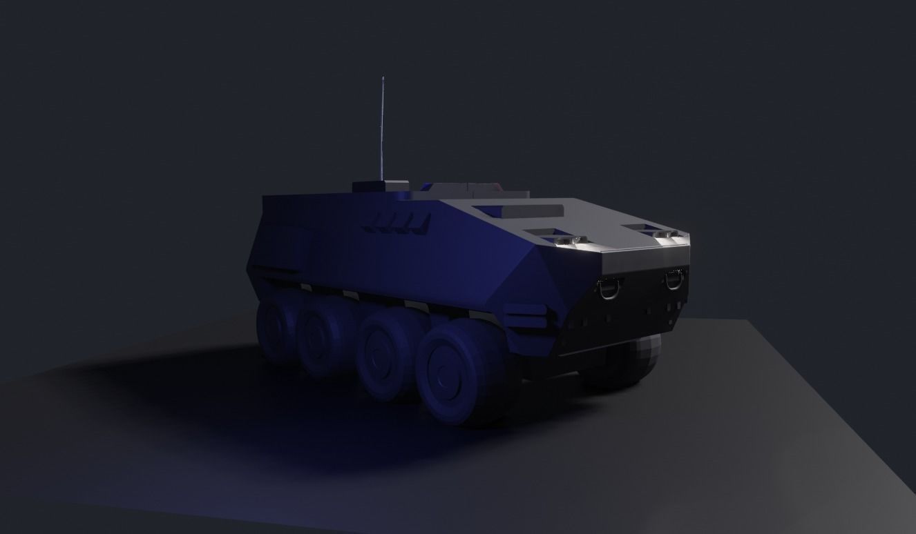 Police armored van 3D model | CGTrader