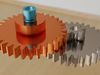 Gear train with coaxial input and output shafts free 3D model animated ...