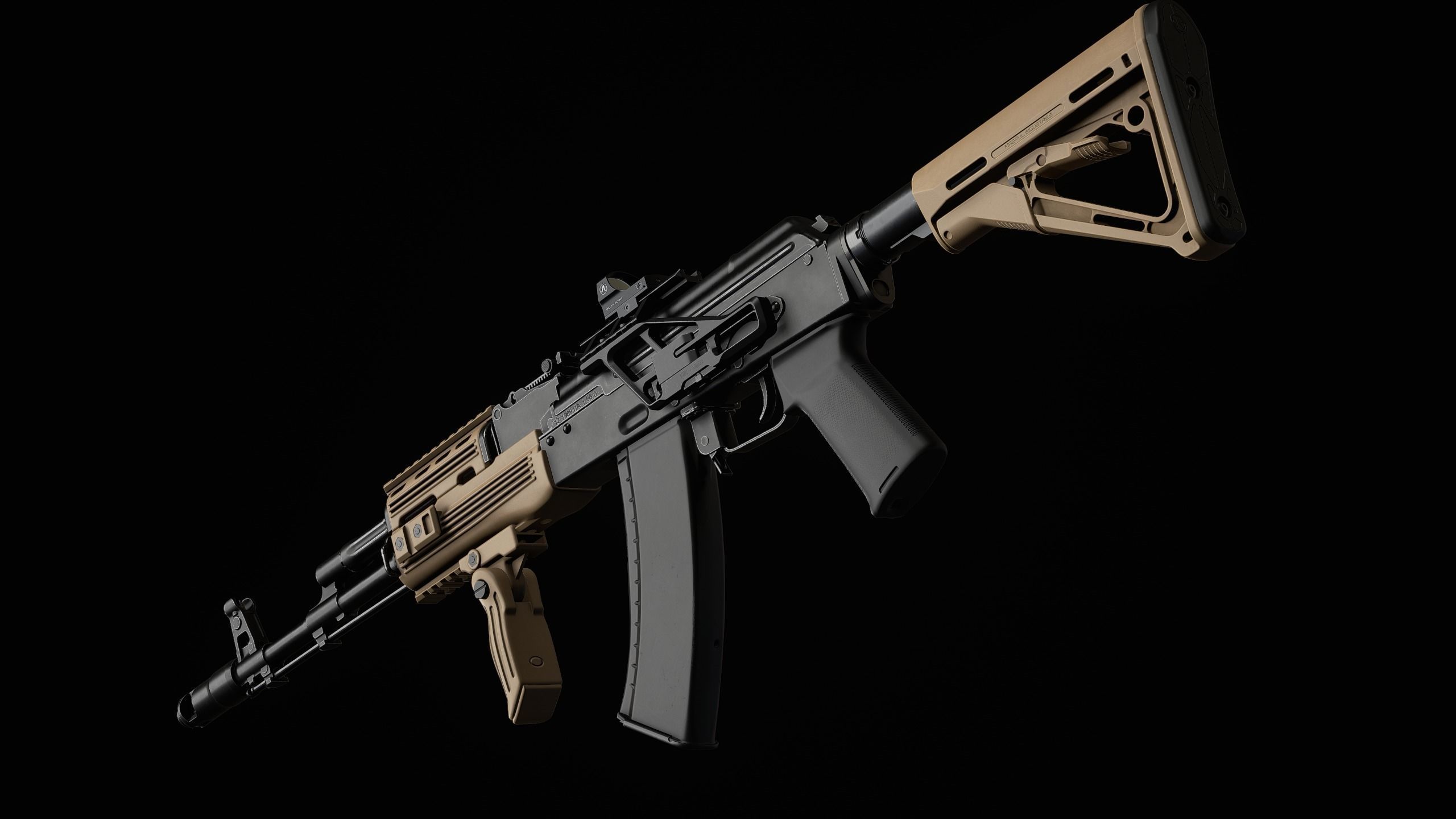 3D model AK 74 Tactical VR / AR / low-poly | CGTrader
