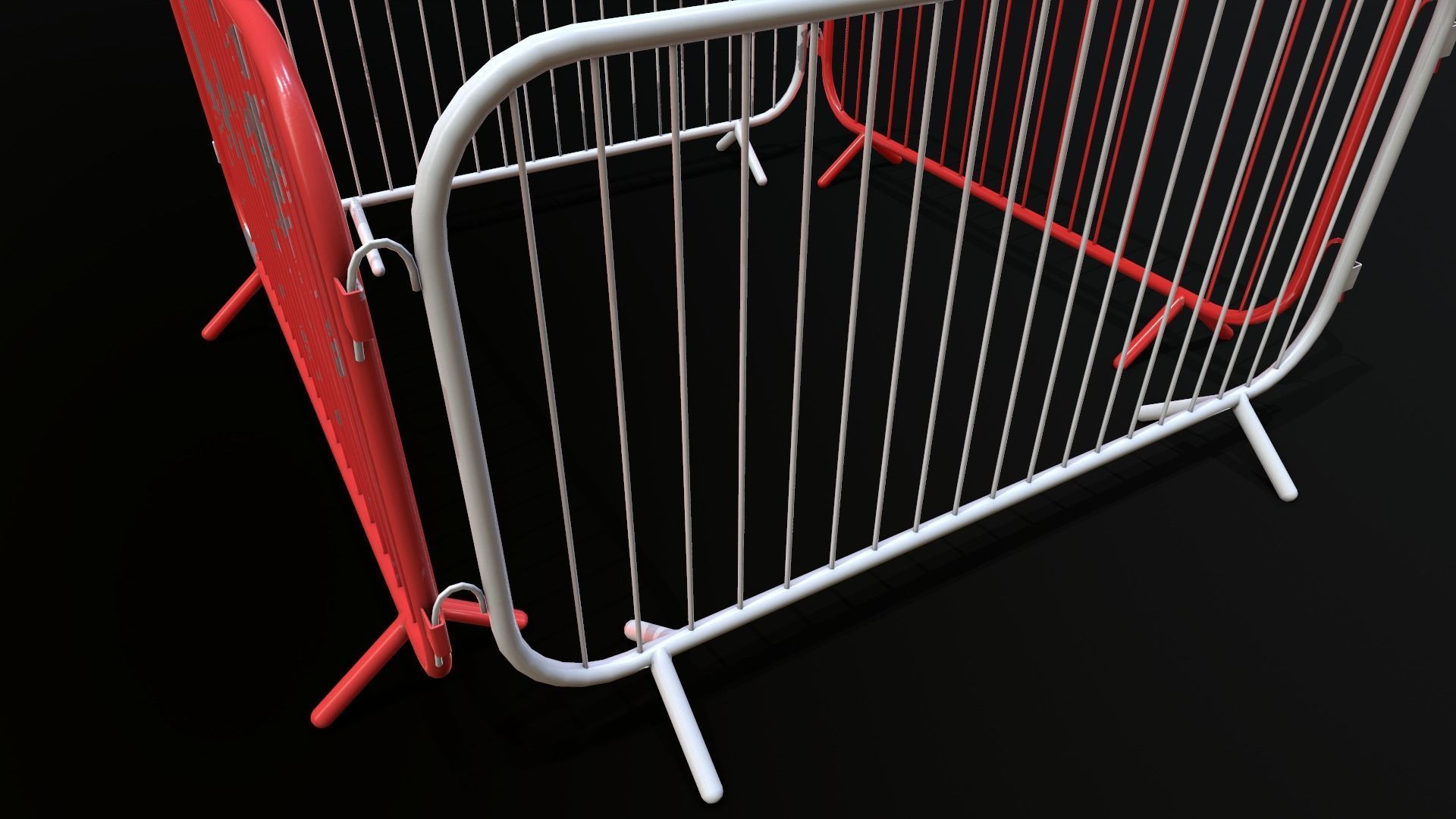 3D model Crowd Control Barrier Game-ready VR / AR / low-poly | CGTrader