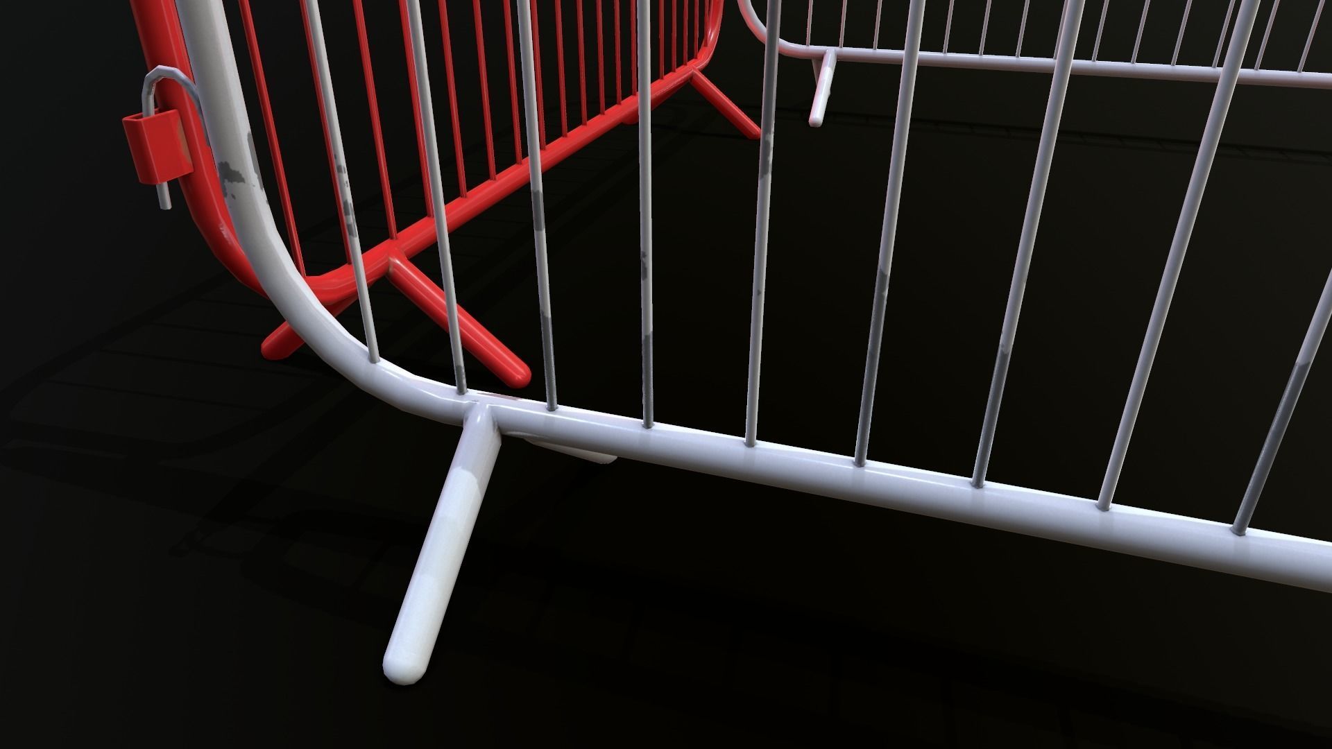 3D model Crowd Control Barrier Game-ready VR / AR / low-poly | CGTrader