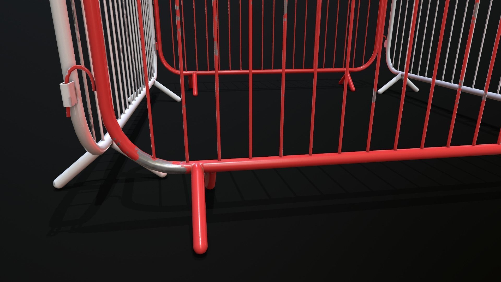 3D model Crowd Control Barrier Game-ready VR / AR / low-poly | CGTrader