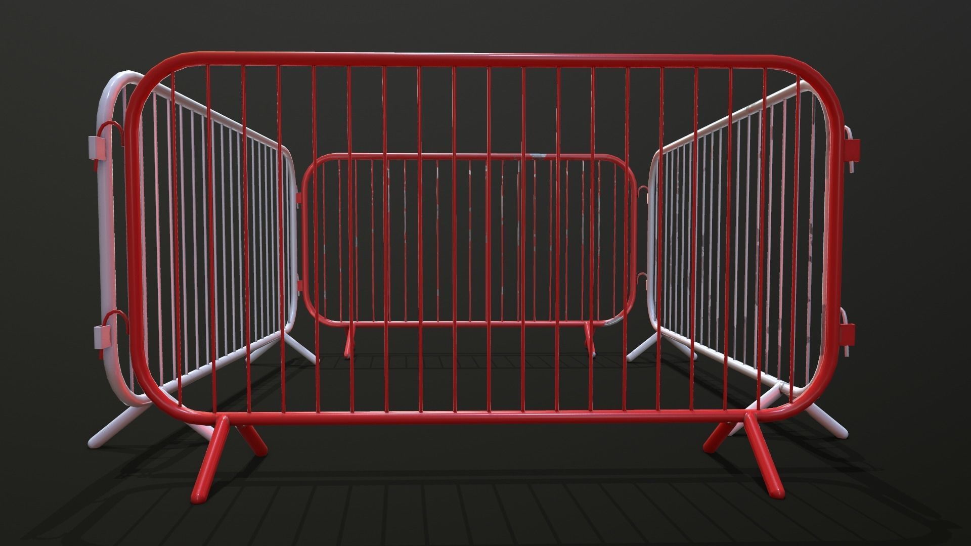 3D model Crowd Control Barrier Game-ready VR / AR / low-poly | CGTrader