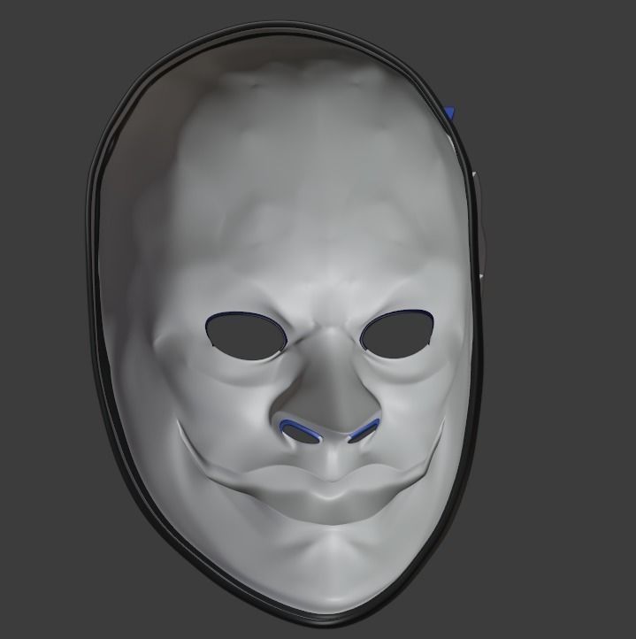 Sydney of PayDay2 mask 3D print model 3D model 3D printable | CGTrader