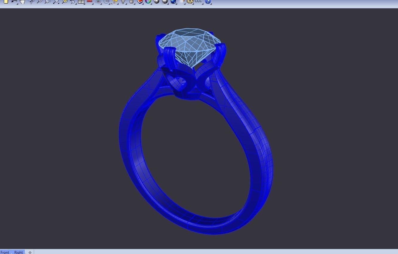 Jewelry Engagement Ring Rendering Animation-CC102 3D model | CGTrader
