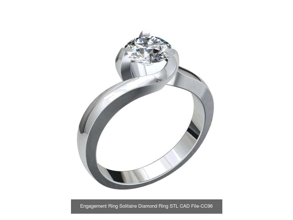 Engagement Rings Collections STL CAD Files | CGTrader