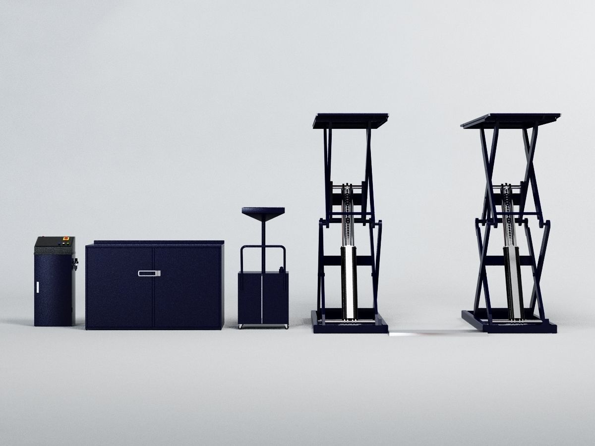 Repair Shop Props 3D model | CGTrader