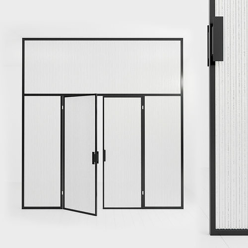 3D model Glass partition door 86 VR / AR / low-poly | CGTrader 3D model Glass partition door 86 VR / AR / low-poly | CGTrader