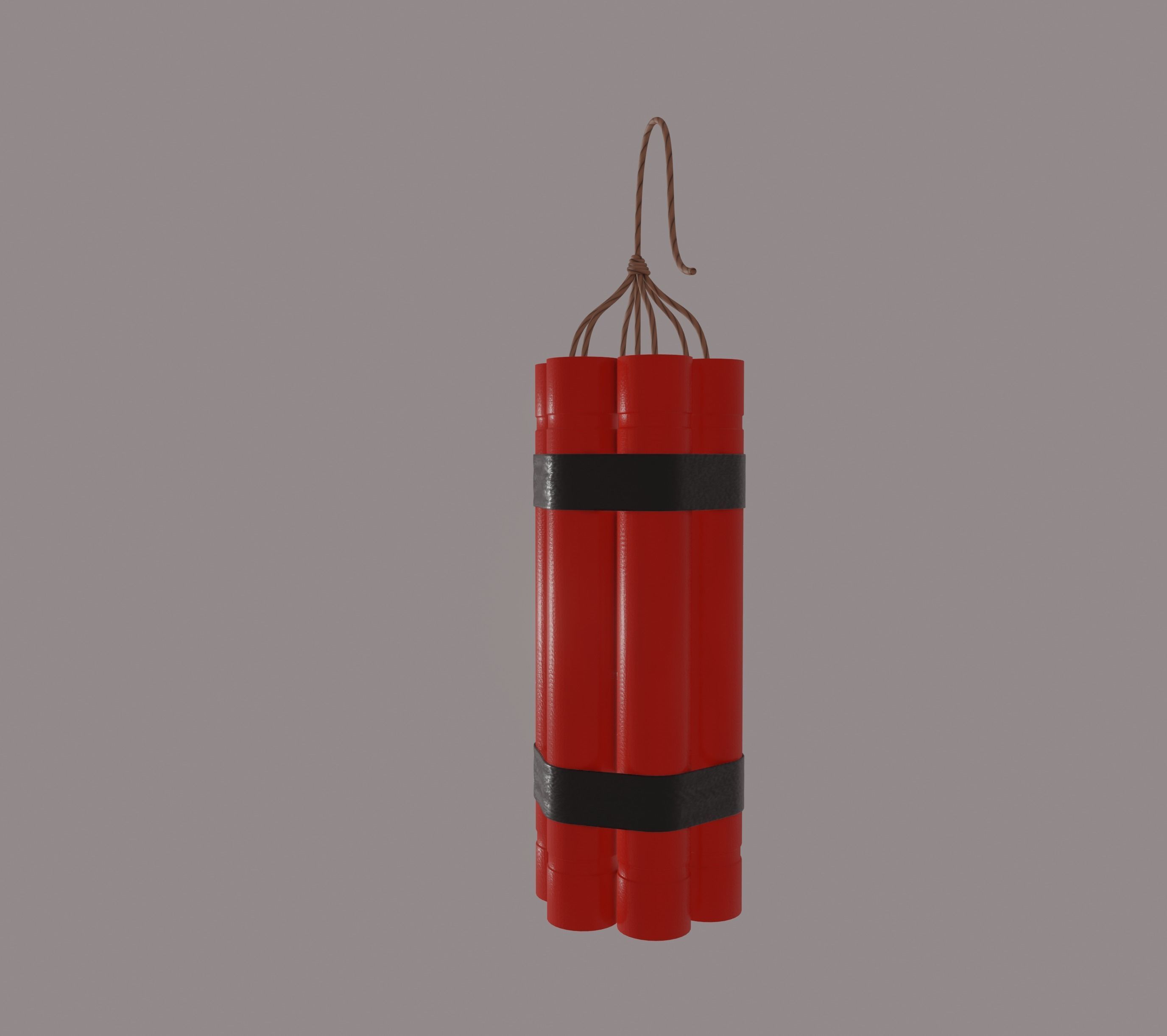 Dynamite Bundle 3D model | CGTrader