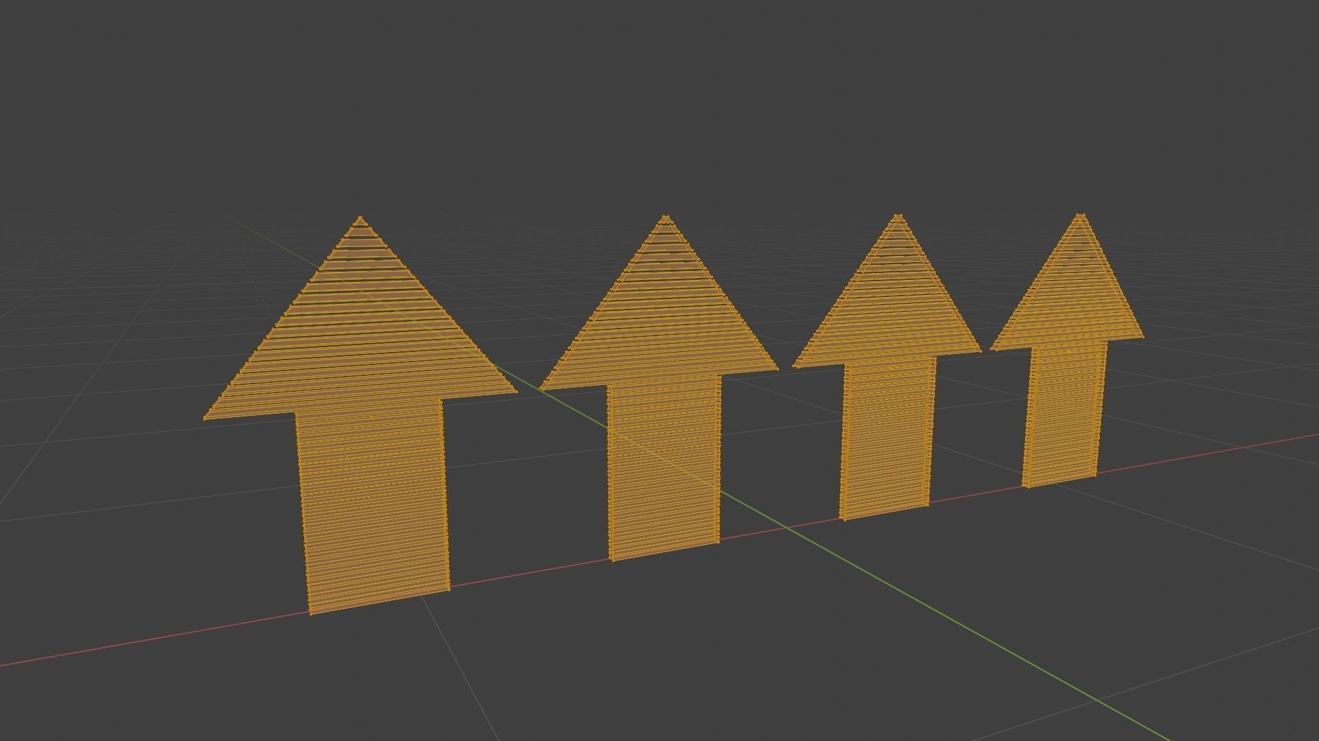 3D model Low poly arrow 50 VR / AR / low-poly | CGTrader