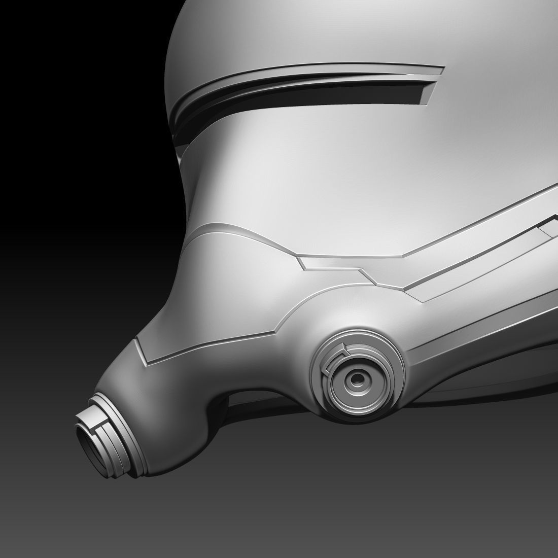 Star Wars Flame Trooper Helmet Battlefront SW Cosplay 3D model 3D ...