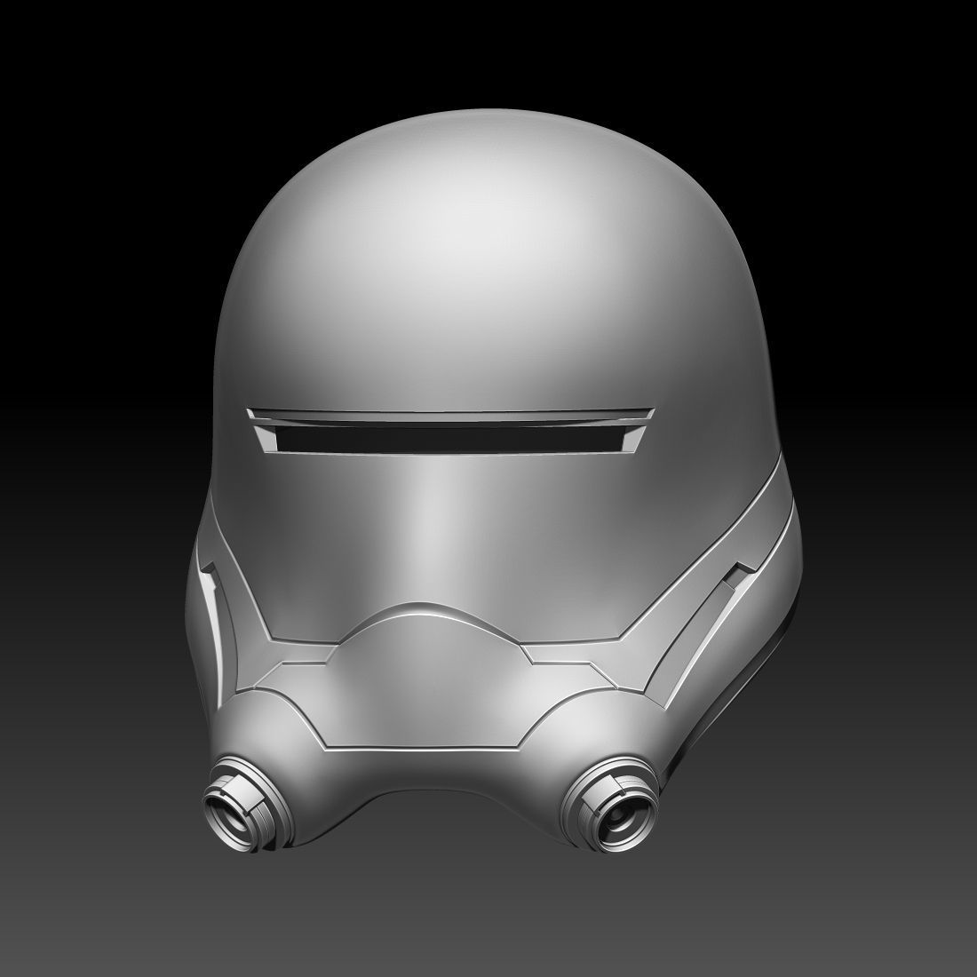 Star Wars Flame Trooper Helmet Battlefront SW Cosplay 3D model 3D ...
