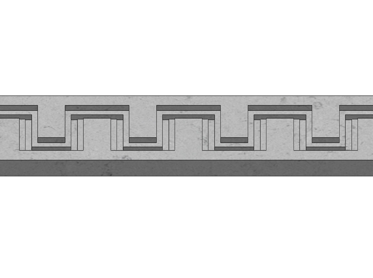Greek key frieze panels for plaster and wood working 3D model 3D ...