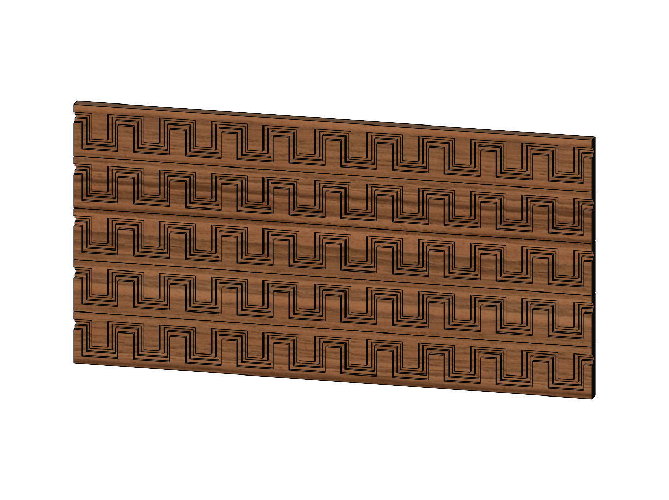 Greek key frieze panels for plaster and wood working 3D model 3D ...