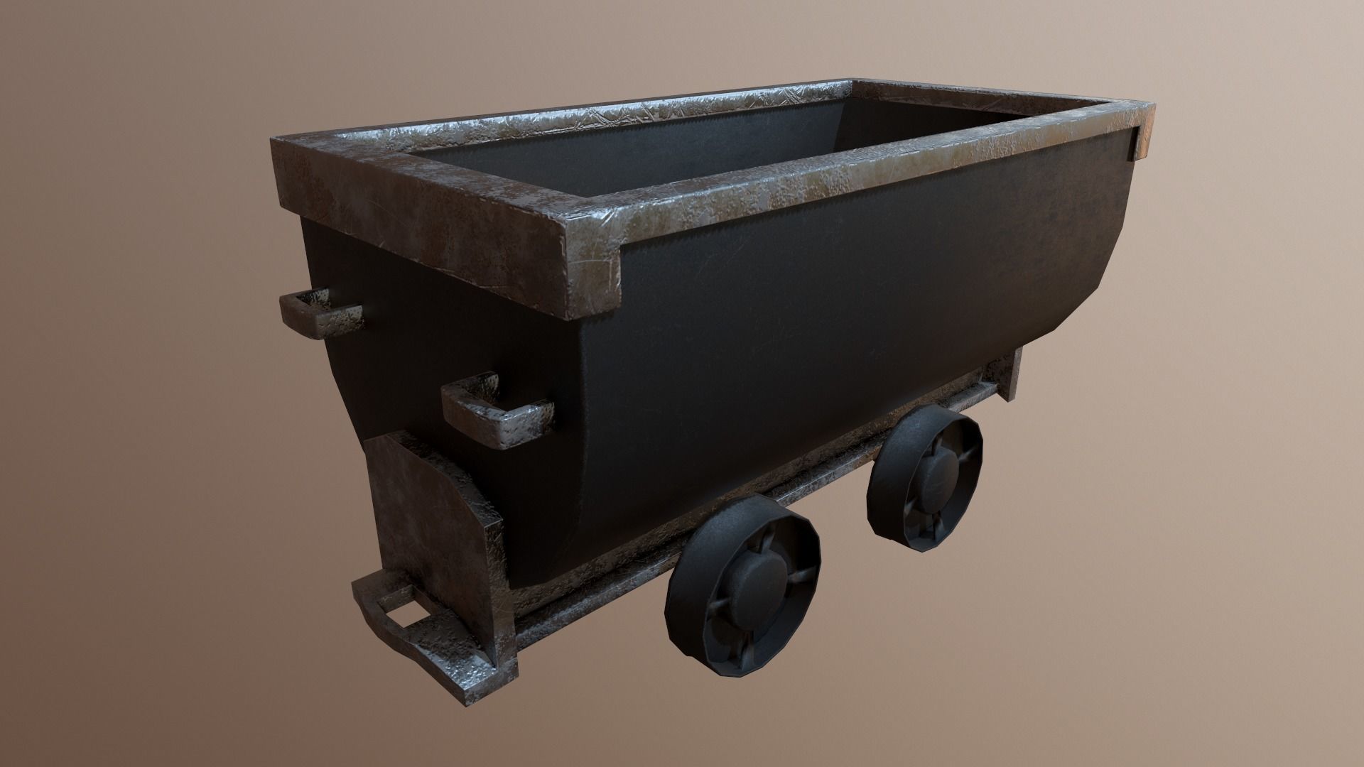 Minecart free VR / AR / low-poly 3D model rigged | CGTrader