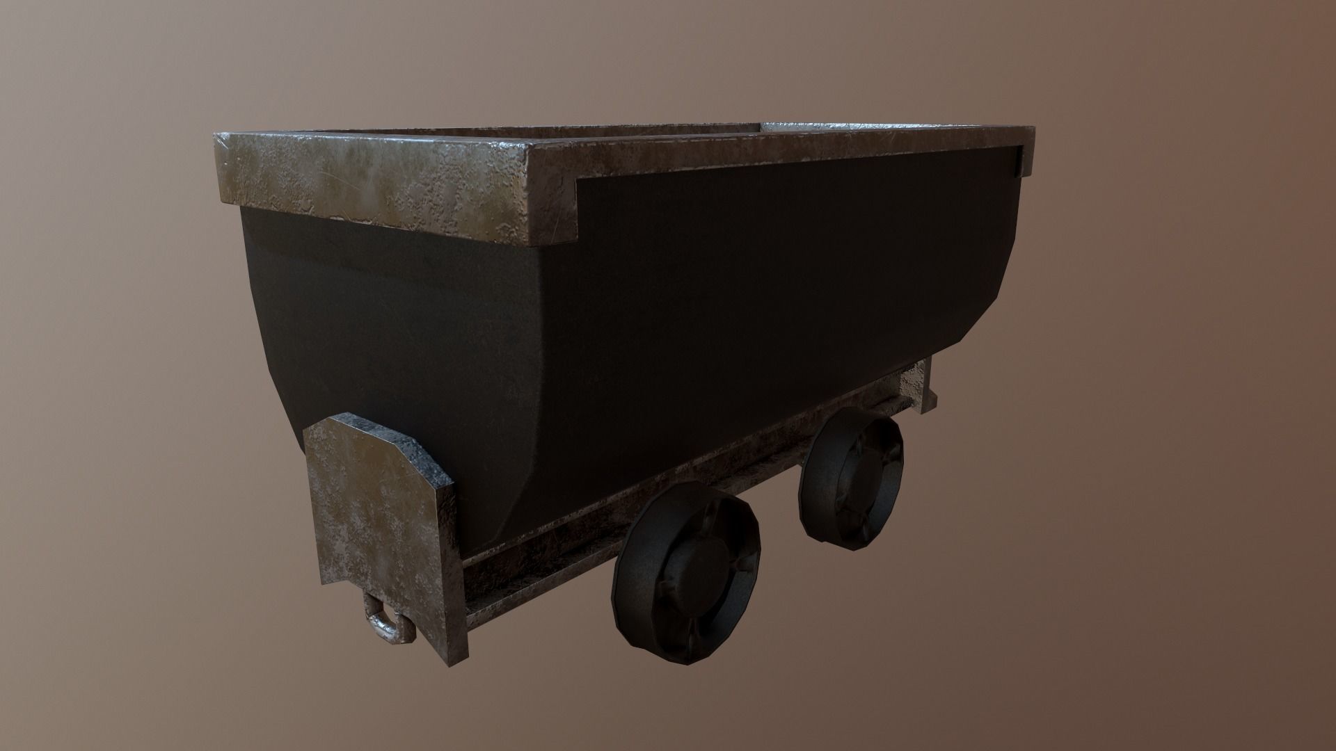 Minecart free VR / AR / low-poly 3D model rigged | CGTrader