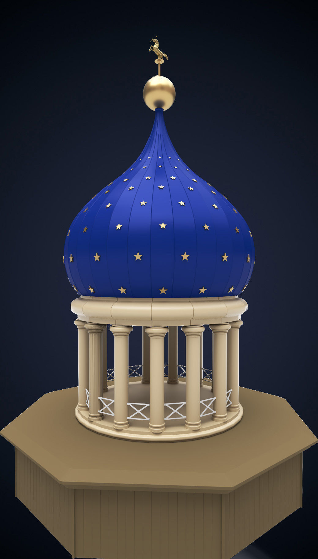 Colt armory dome- 3d model 3D model | CGTrader