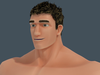 Rigged muscle man character 2016 3D model rigged | CGTrader