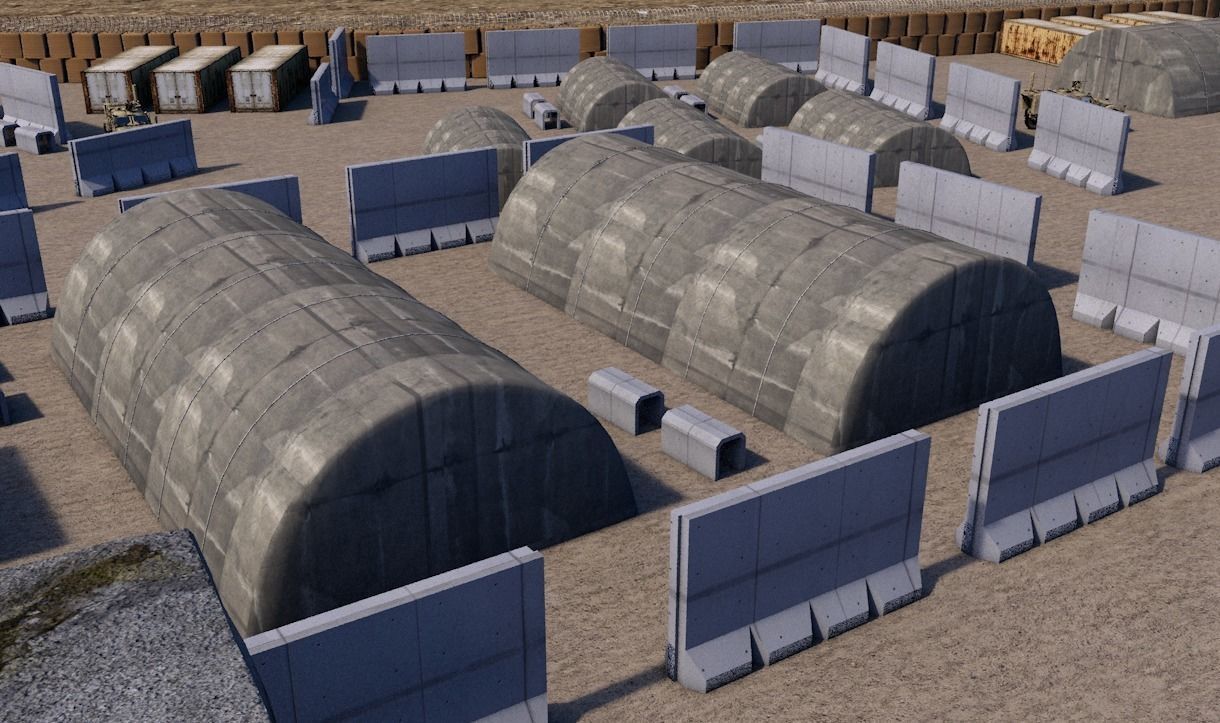 3D model Forward Operating Base VR / AR / low-poly | CGTrader