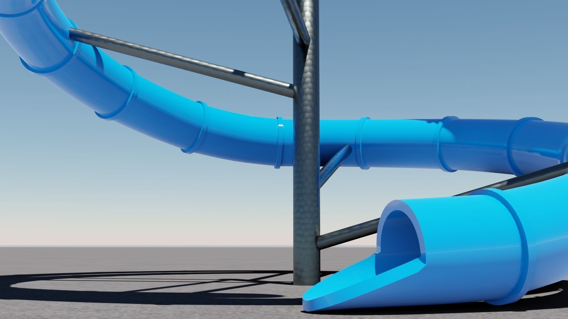 3D Model Collection Two Water Slides 3D models VR / AR / low-poly ...