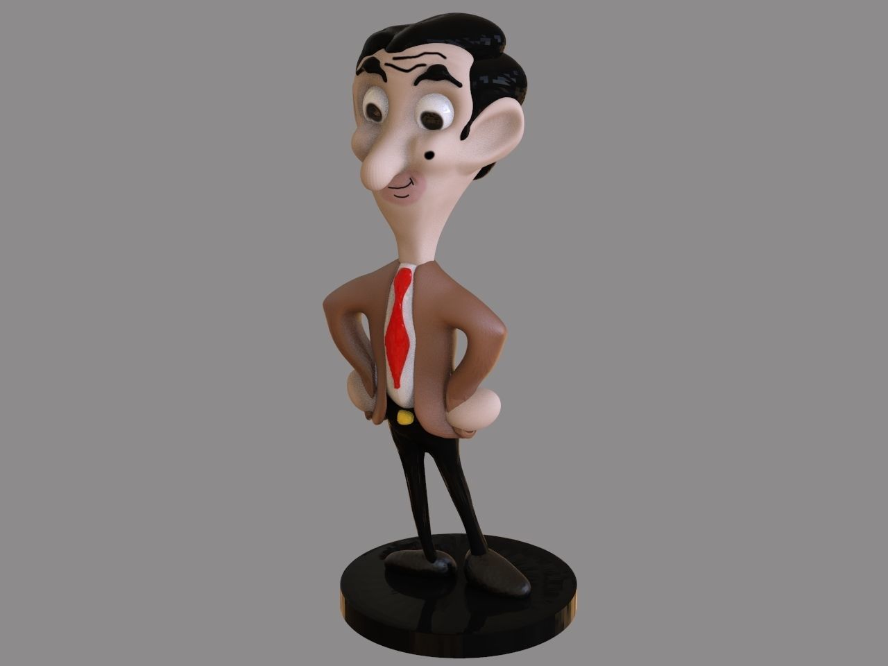 Mr Bean Toon 3D model 3D printable | CGTrader