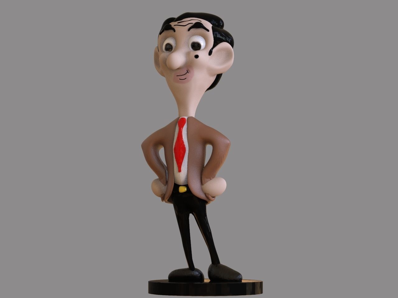 Mr Bean Toon 3D model 3D printable | CGTrader