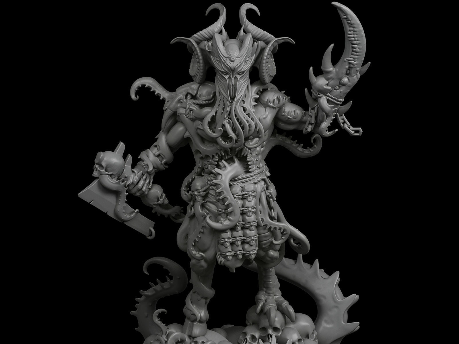 Chaos lord 3D model 3D printable | CGTrader