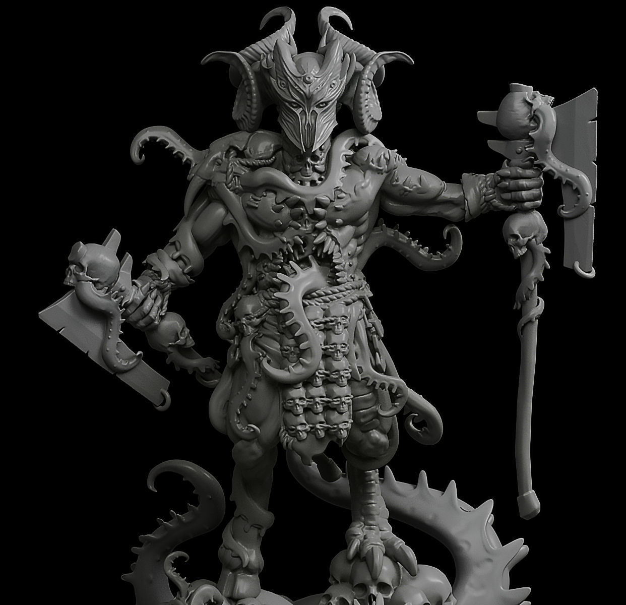 Chaos lord 3D model 3D printable | CGTrader