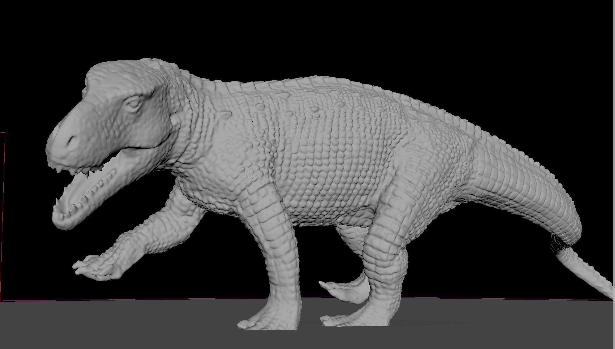 Prestosuchus 3D model | CGTrader