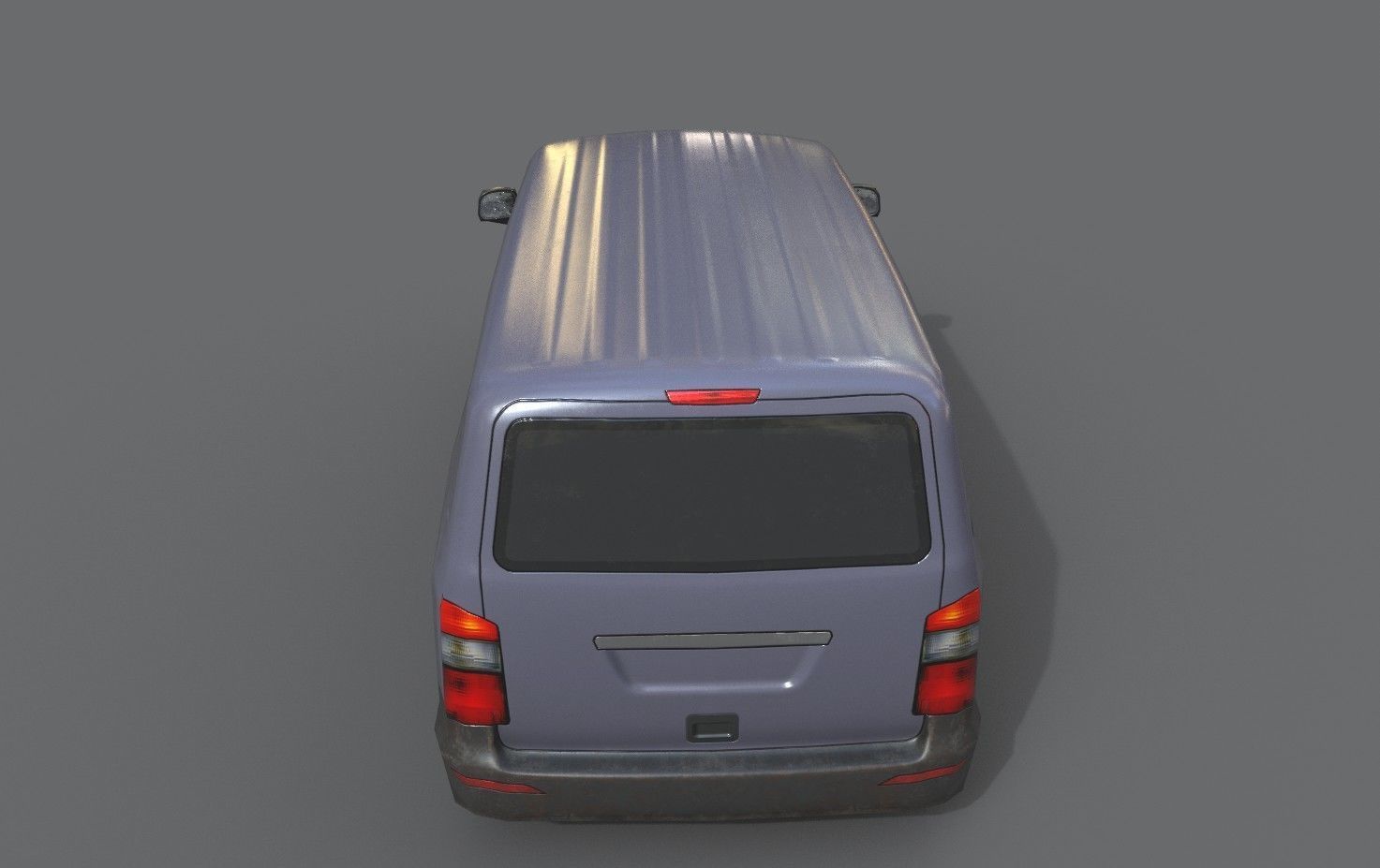 3D model Generic Minivan Grey VR / AR / low-poly | CGTrader