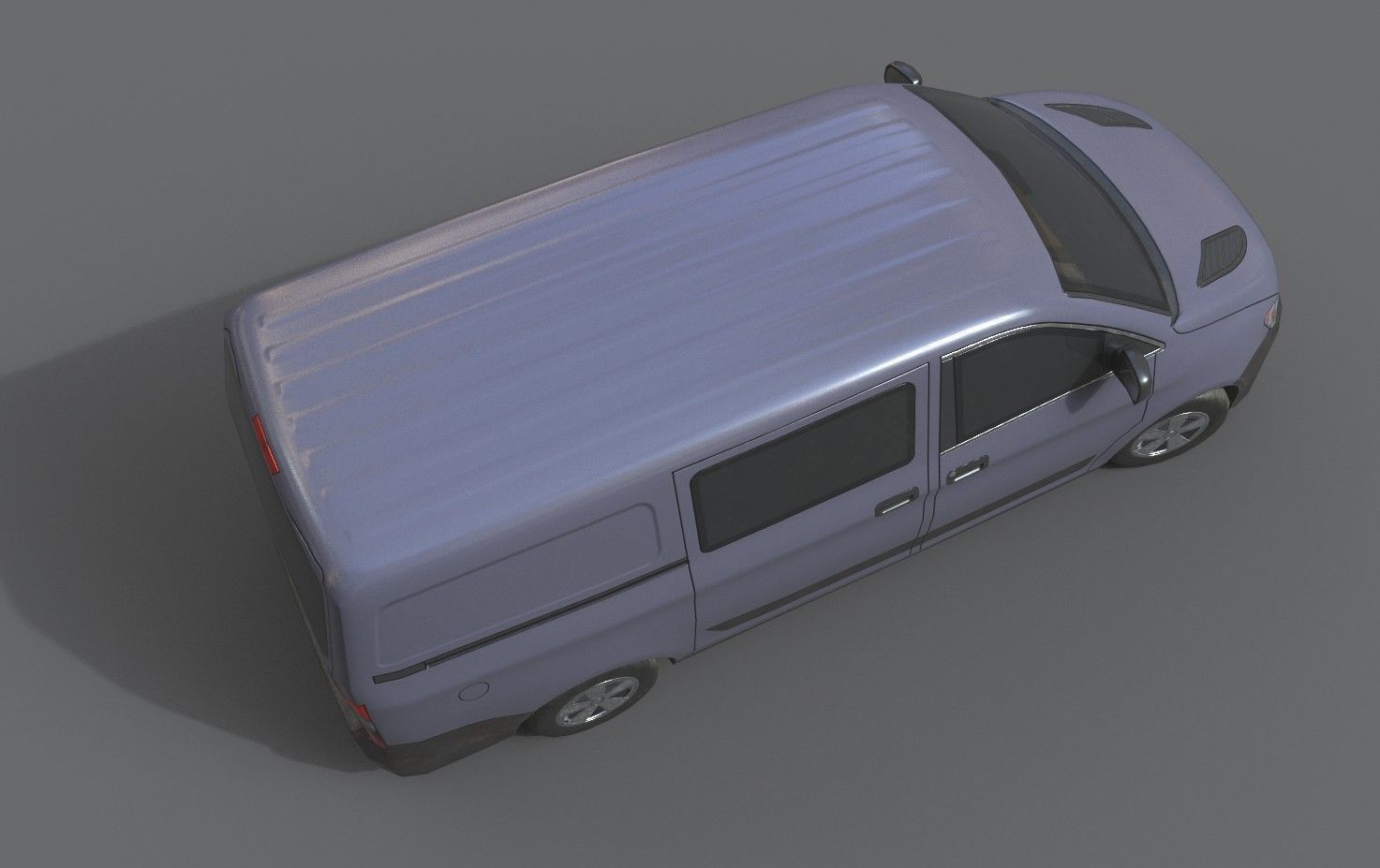 3D model Generic Minivan Grey VR / AR / low-poly | CGTrader