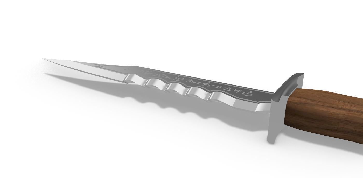 Demon Blade Supernatural -STL File 3D model 3D printable | CGTrader