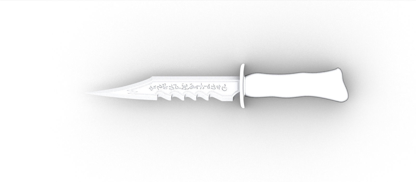 Demon Blade Supernatural -STL File 3D model 3D printable | CGTrader