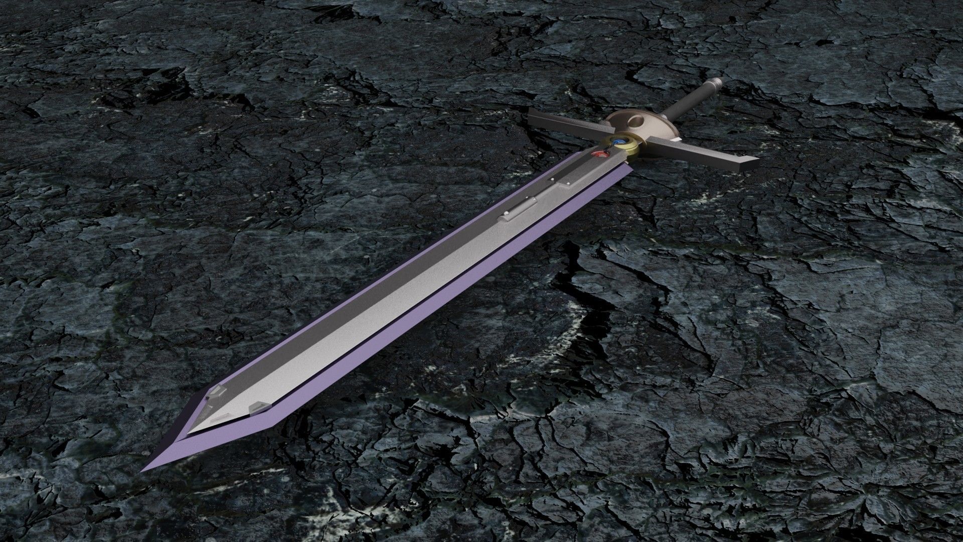 Mythril Saber - Final Fantasy 7 Remake 3D model | CGTrader