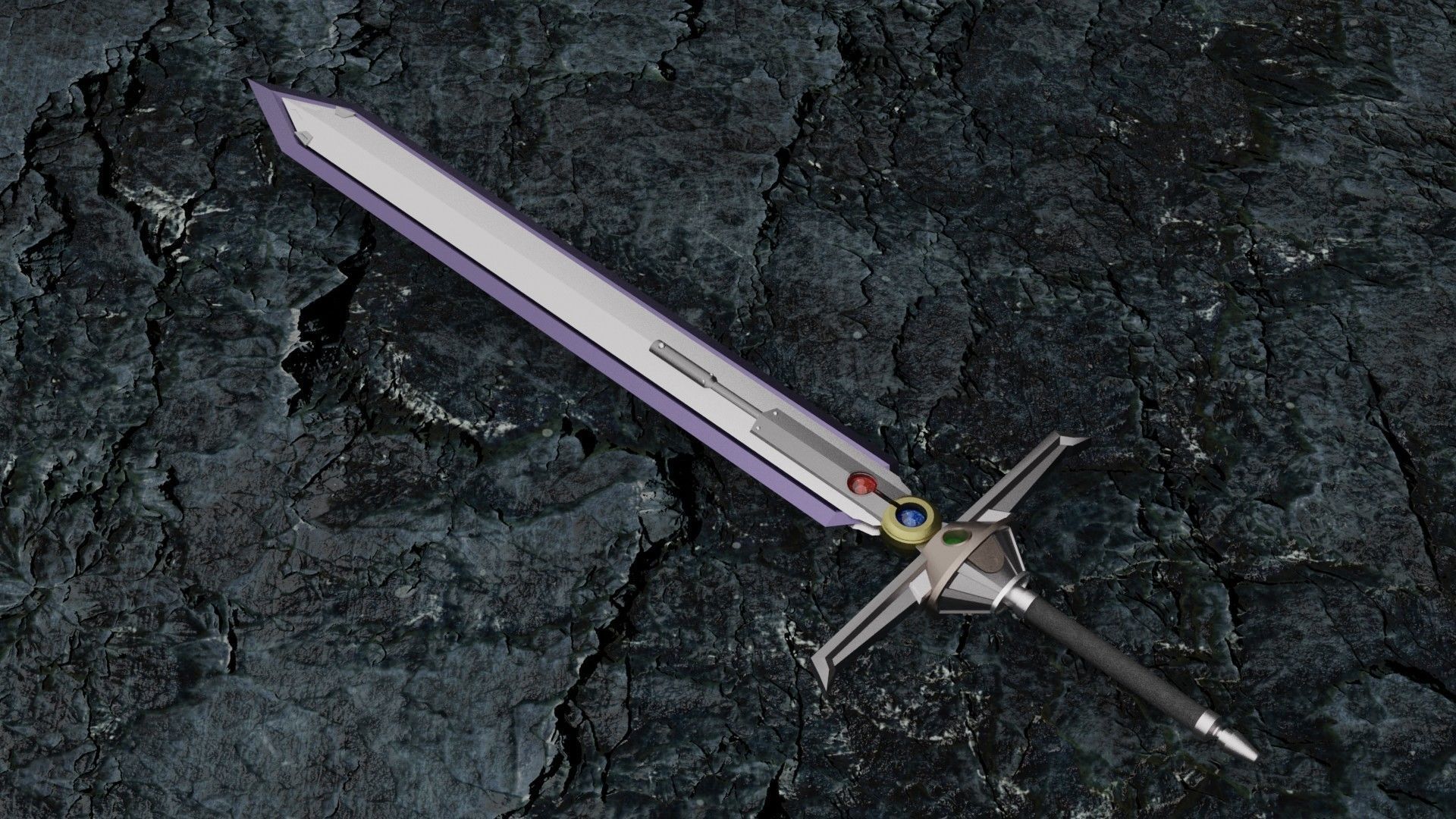 Mythril Saber - Final Fantasy 7 Remake 3D model | CGTrader