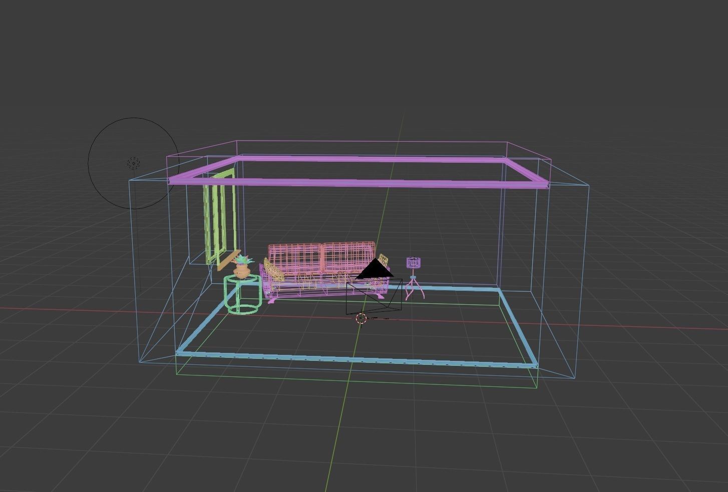 Modern loft style room free 3D model | CGTrader