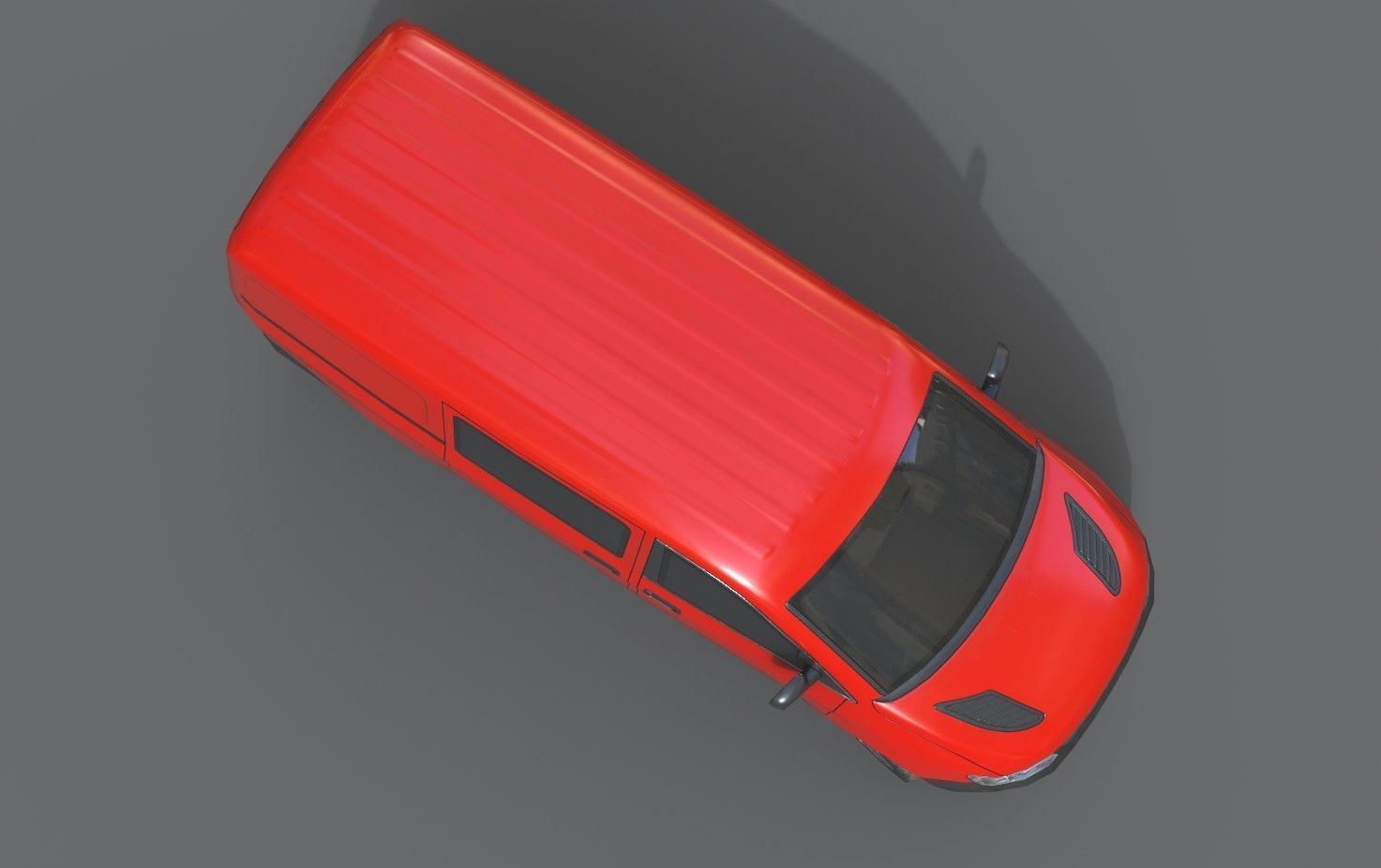 3D model Generic Minivan Red VR / AR / low-poly | CGTrader