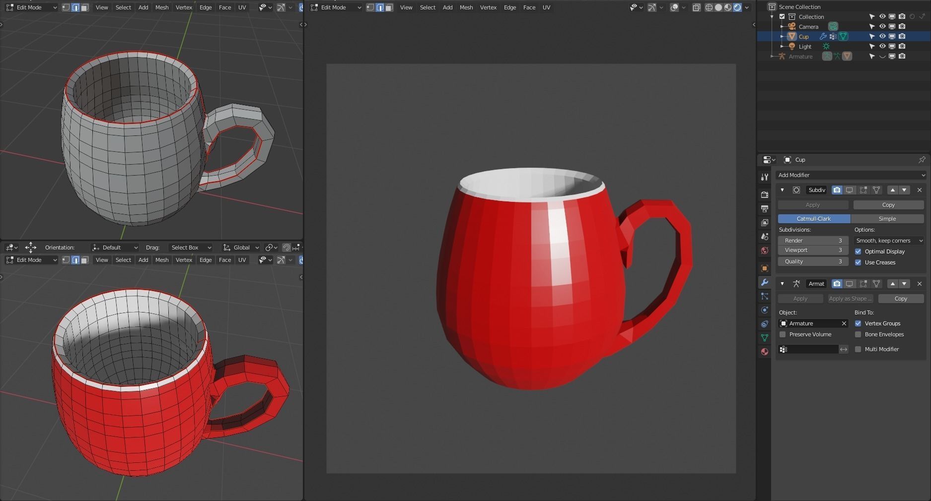 3D model Cup base mesh VR / AR / low-poly | CGTrader