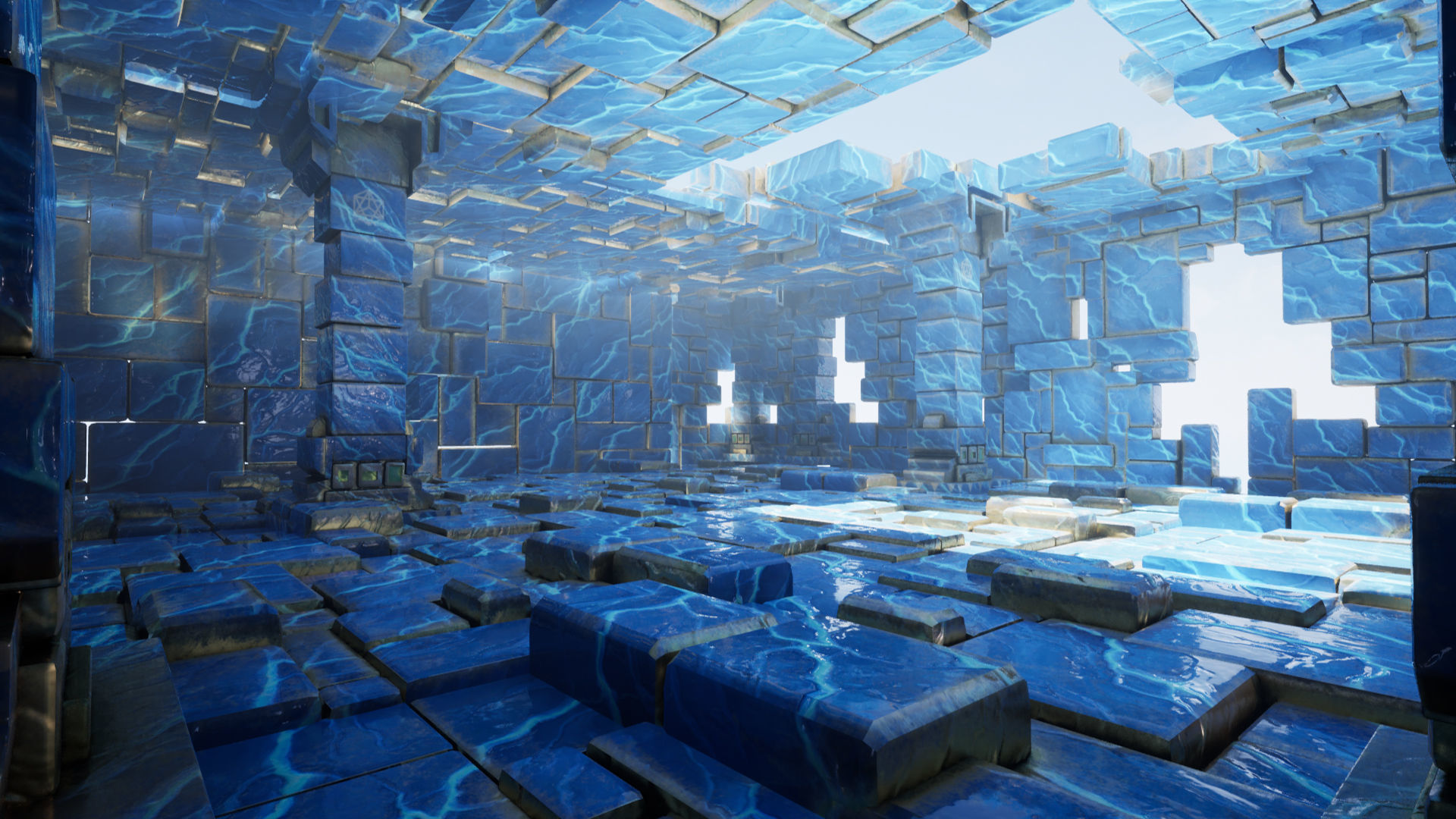 Modular Walls Fantasy free VR / AR / low-poly 3D model | CGTrader