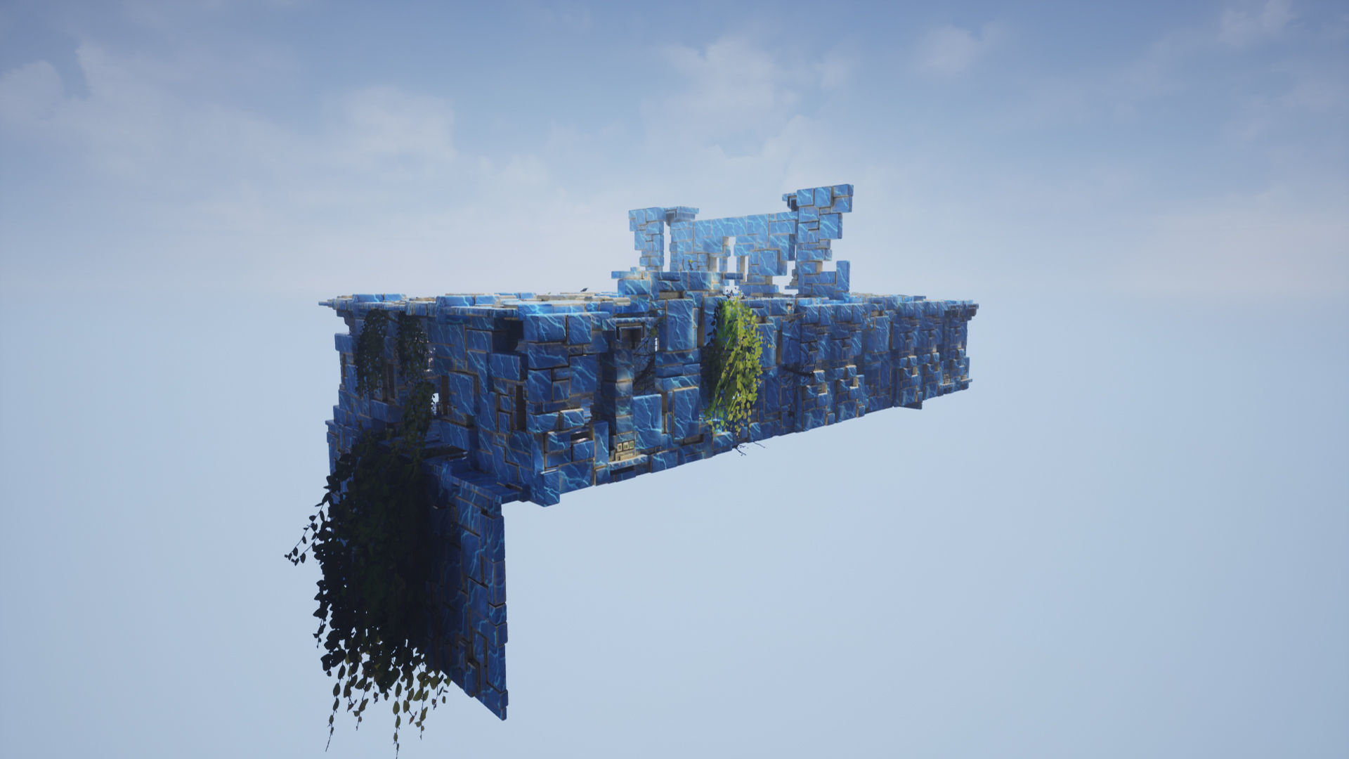 Modular Walls Fantasy free VR / AR / low-poly 3D model | CGTrader