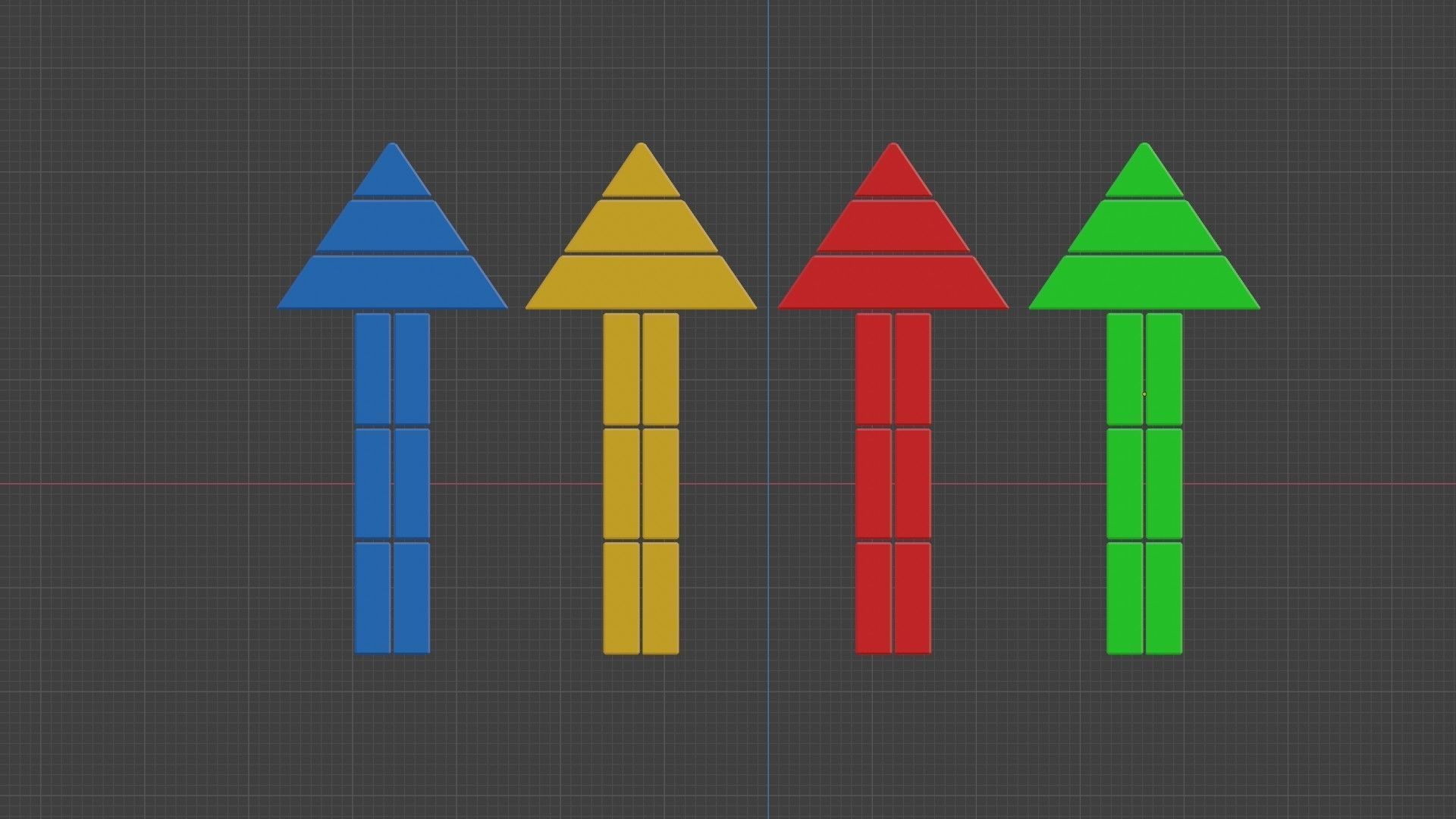 3D model Low poly arrow 52 VR / AR / low-poly | CGTrader