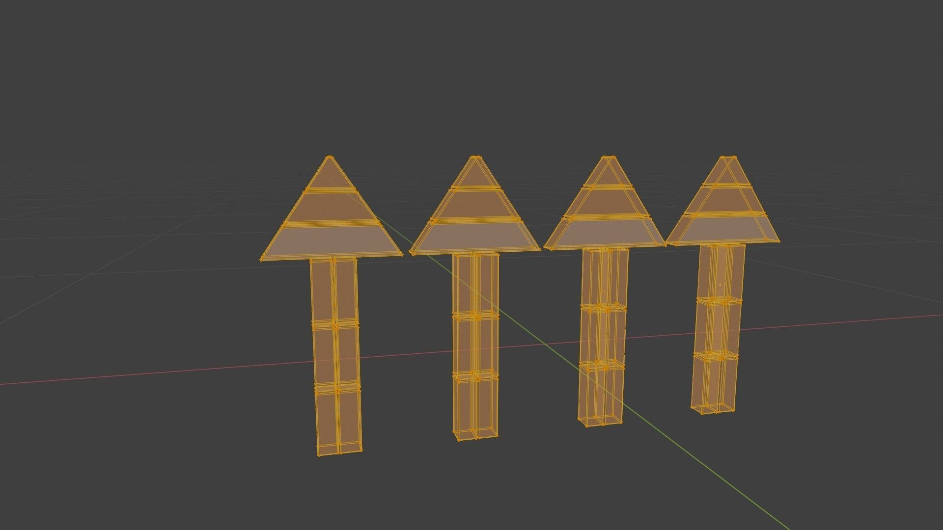 3D model Low poly arrow 52 VR / AR / low-poly | CGTrader