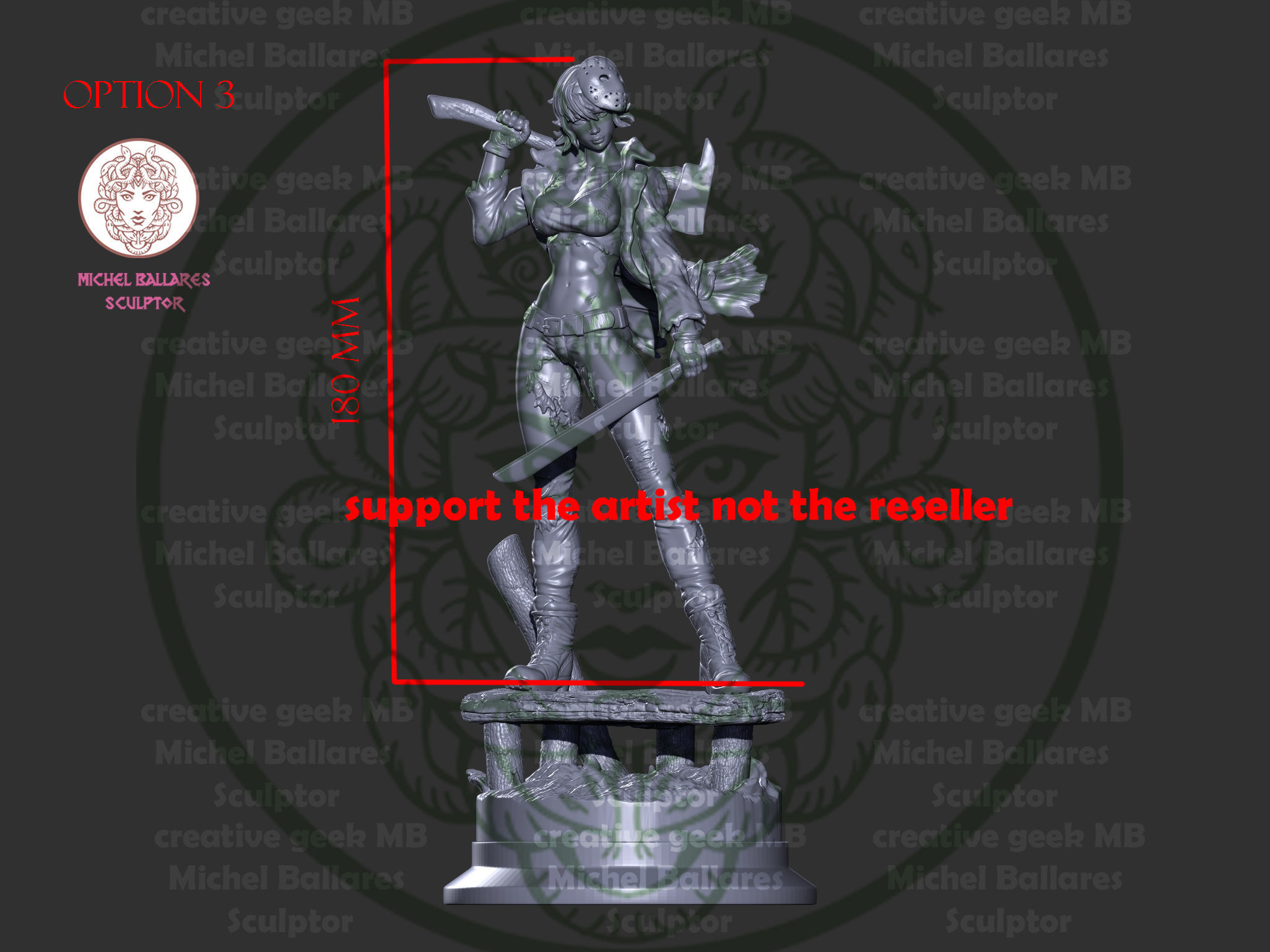 Jason Girl by Creative Geek MB 3D model 3D printable | CGTrader