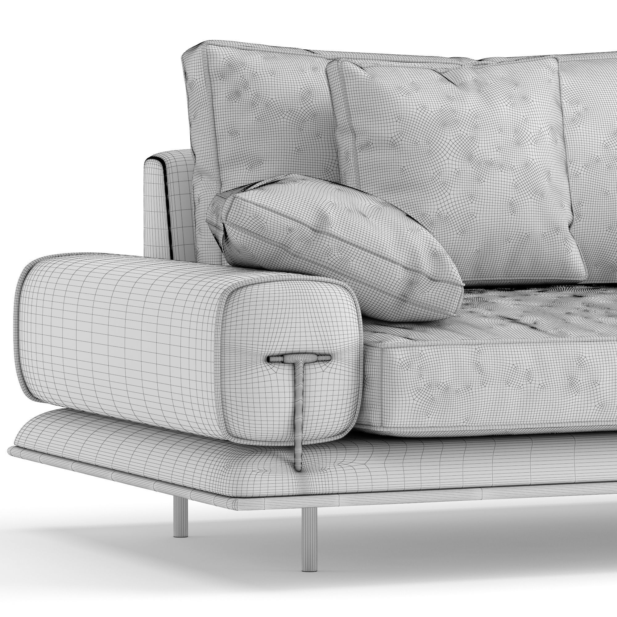 Turri Blues sofa 3D model | CGTrader