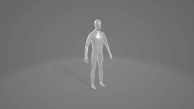 Low Poly Man human free 3D model | CGTrader